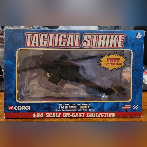 corgi | Toys | Corgi Tactical Strike Ah64d Apache Longbow Helicopter ...